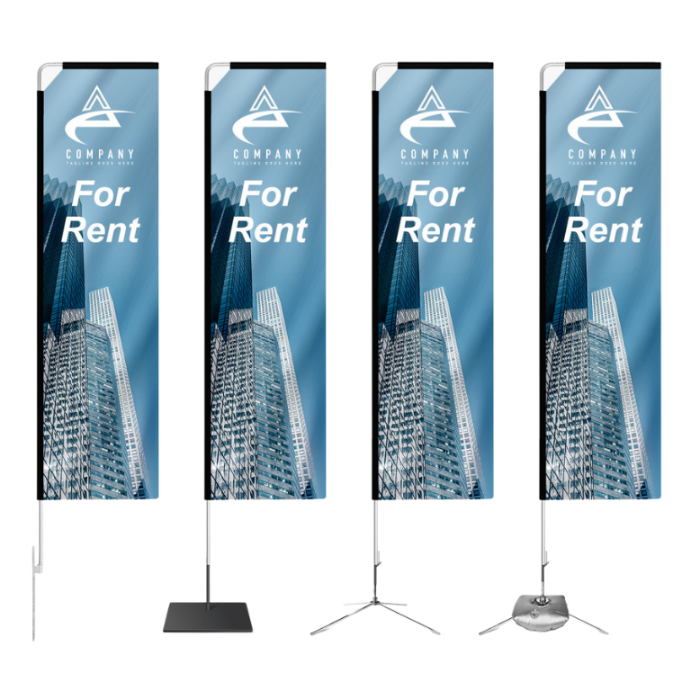 Flags & Banner Print Company Feather Teardrop Falcon Mamba | Arrowhead Sign and Displays